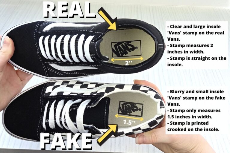 Fake Vans vs Real Vans: 15 Ways To Spot Fake Vans (Photos) - Wearably Weird